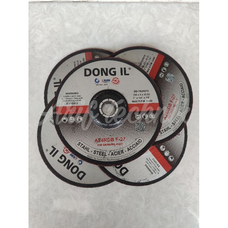 Jual Grinding disc DONG-IL 7inch / Batu gerinda poles DONG IL 180×6mm 7 ...