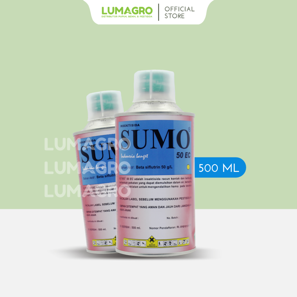 Jual Insektisida Sumo 50EC 500ml Beta Siflutrin Obat Hama Ulat Daun Dan ...