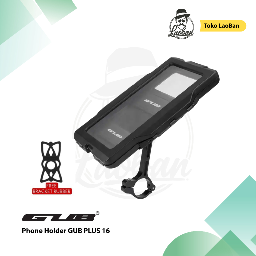 Jual Phone Holder GUB PLUS 16 Original - Waterproof Holder HP Motor Holder HP Sepeda | Shopee ...
