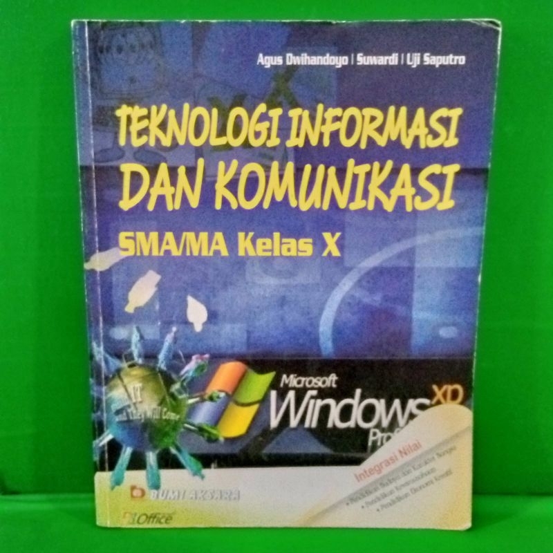 Jual Buku teknologi informasi komunikasi untuk SMA kelas 1 X 10 bumi aksara | Shopee Indonesia