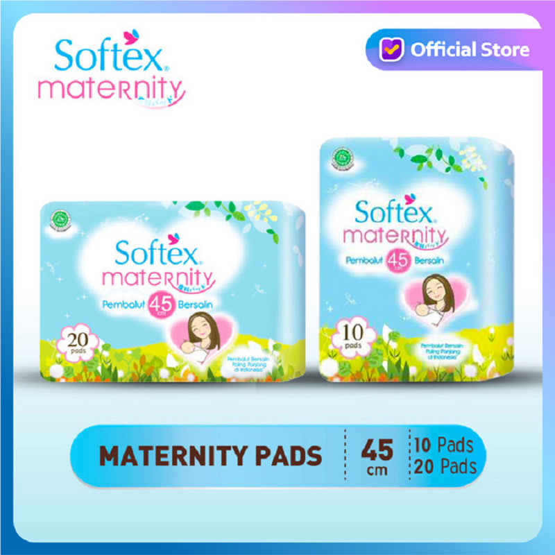 Jual Softex Maternity Pembalut 45 cm 20 |10's | Breast Pads 50's ...