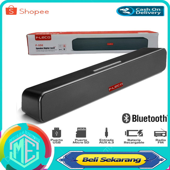Jual Speaker Multimedia Fleco F-550 - Speaker Soundbar Komputer Fleco 550 ORI SUPER MURAH ...
