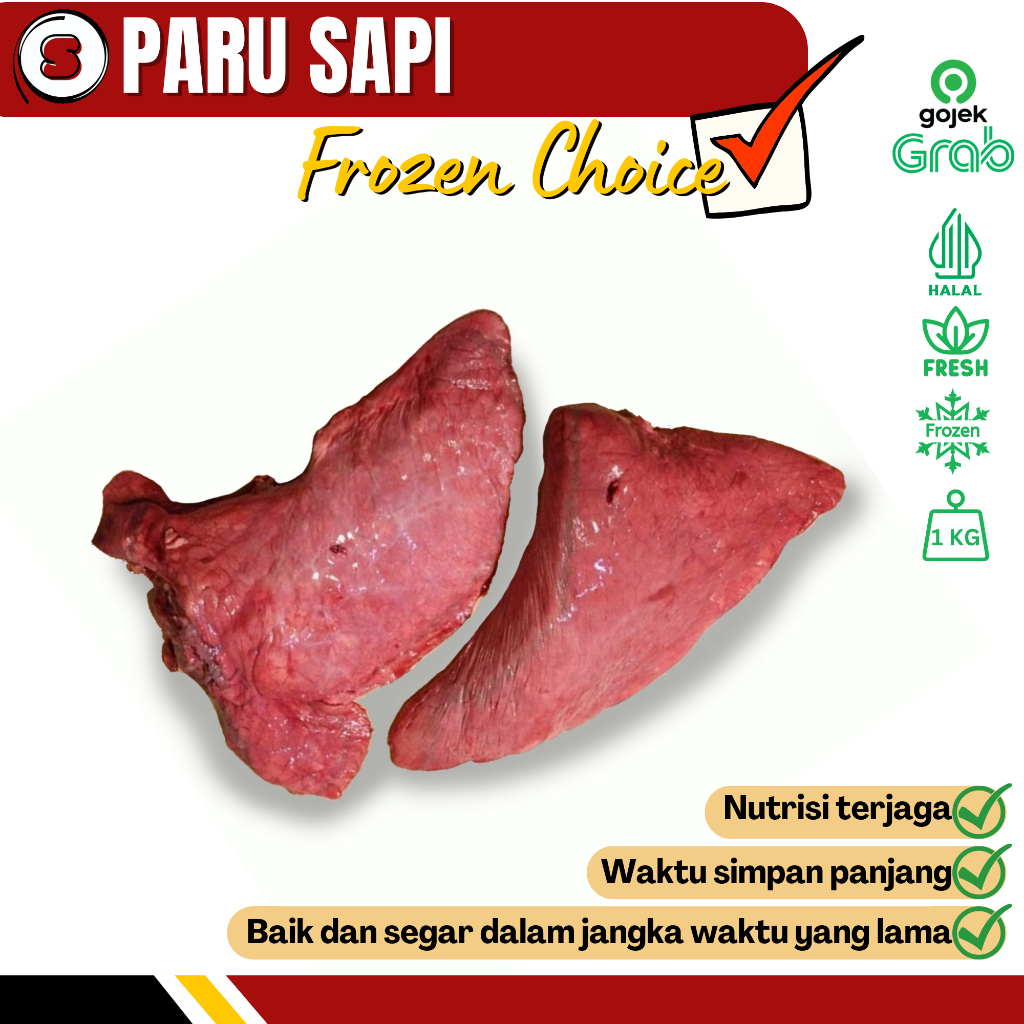 Jual Sapina Daging Jeroan Sapi Paru Sapi Lokal Murah & Halal 1kg ...