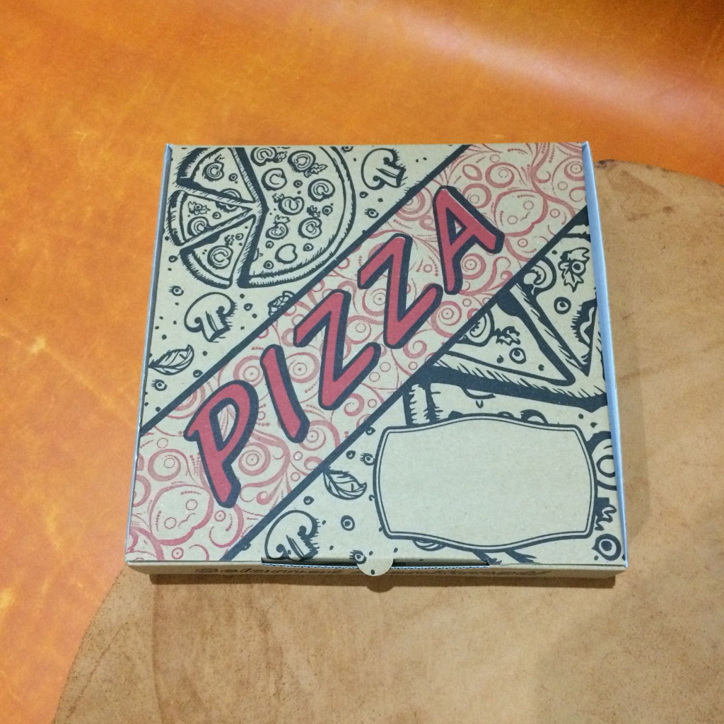 Jual box motif pizza ukuran 26cm x 26cm x 5cm | Shopee Indonesia
