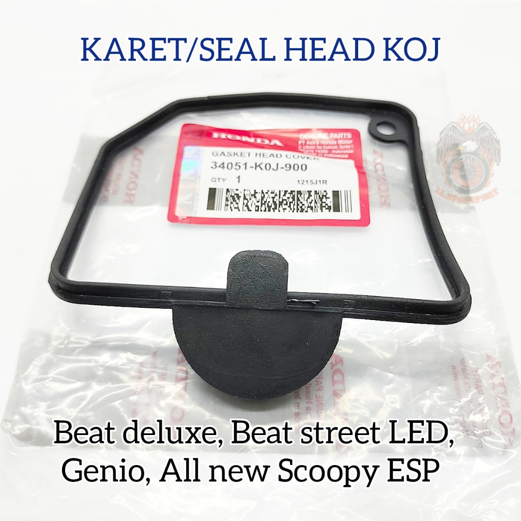Jual Gasket / karet head HONDA KOJ ori kualitas asli original honda presisi awet BEAT DELUXE ...