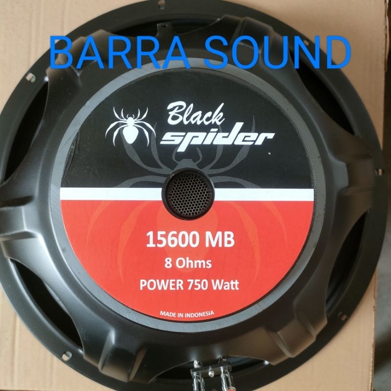 Jual speaker 15 inch black spider 15600mb mid low sub 15inch | Shopee ...