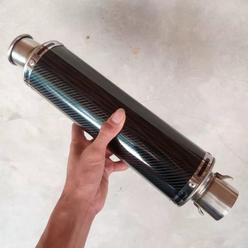 Jual slincer knalpot polos karbon inlet 50 | Shopee Indonesia