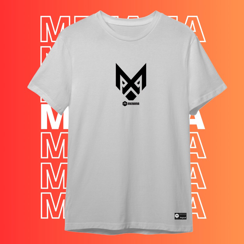 Jual T-SHIRT MENAMA ORIGINAL PREMIUM COTTON COMBED 30s 100% KAOS PUTIH ...