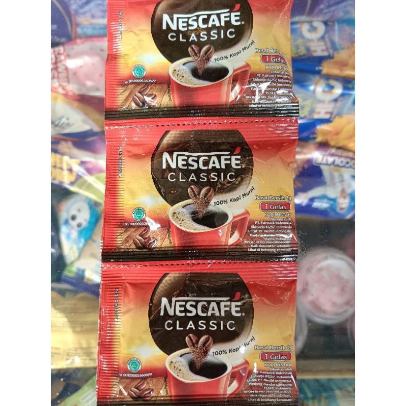 Jual Kopi Nescafe Classic Sachet 1 Renceng | Shopee Indonesia
