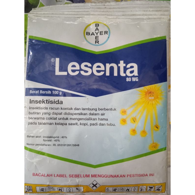 Jual insektisida LESENTA 80WG, 100 gram, BAYER | Shopee Indonesia