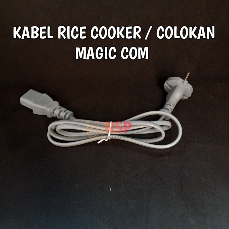 Jual Kabel Rice Cooker / Colokan Magic Com Cosmos Lubang 3. | Shopee ...