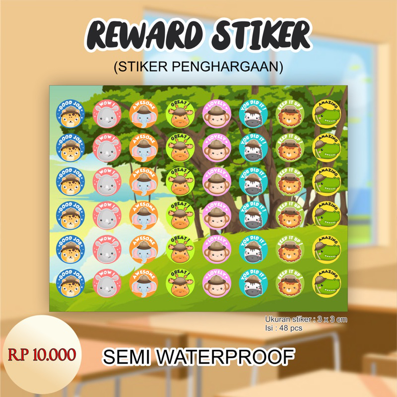 Jual Stiker Reward Anak/Stiker Penilaian Anak | Shopee Indonesia