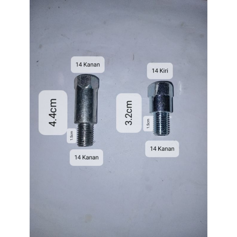 Jual Baut Sambungan Spion Honda Beat FI K2S dan Vario 110 Karbu 125/150 ...