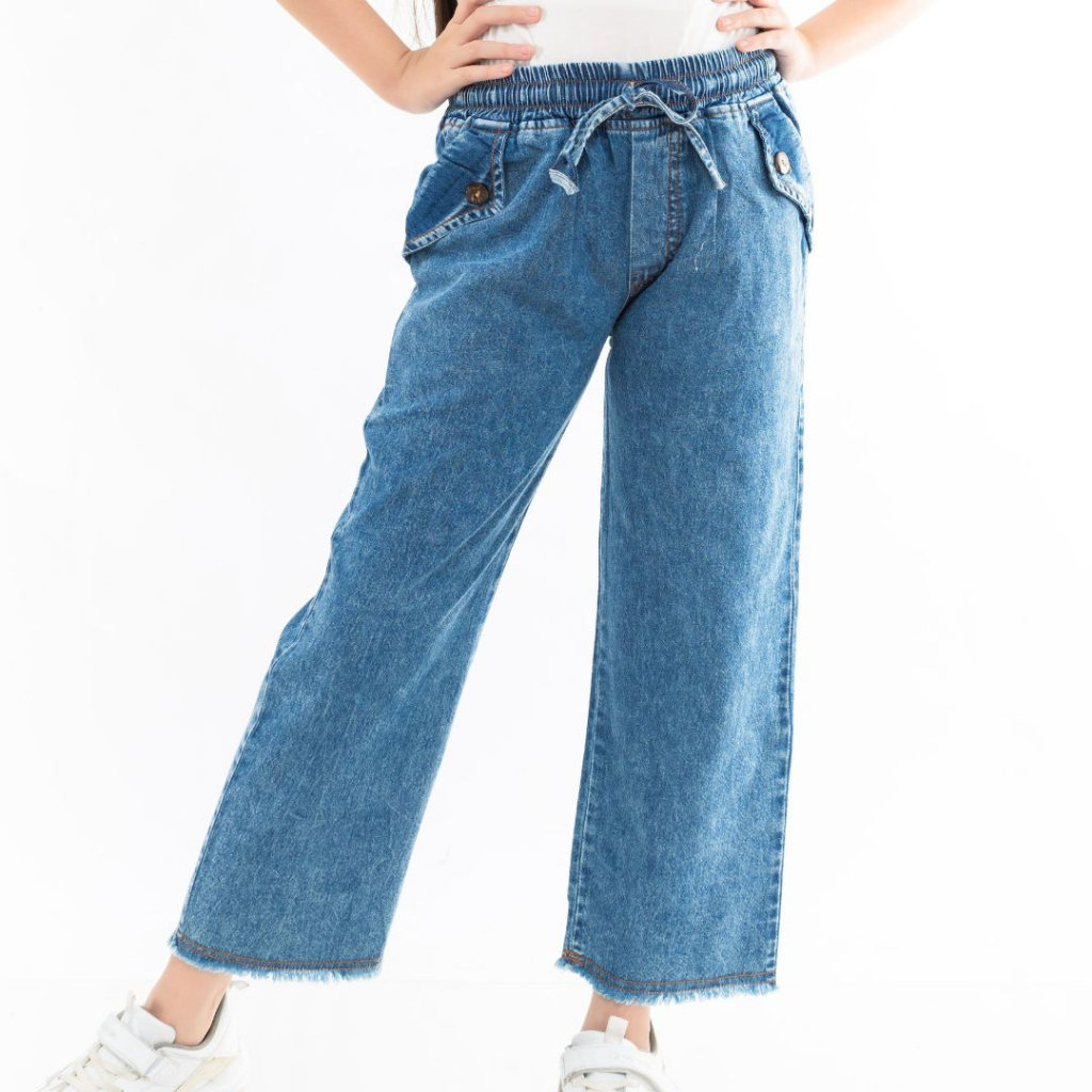 Jual MOLDING - Kulot Jeans Anak Usia 6-11 Tahun Warna Snow Blue 507 ...