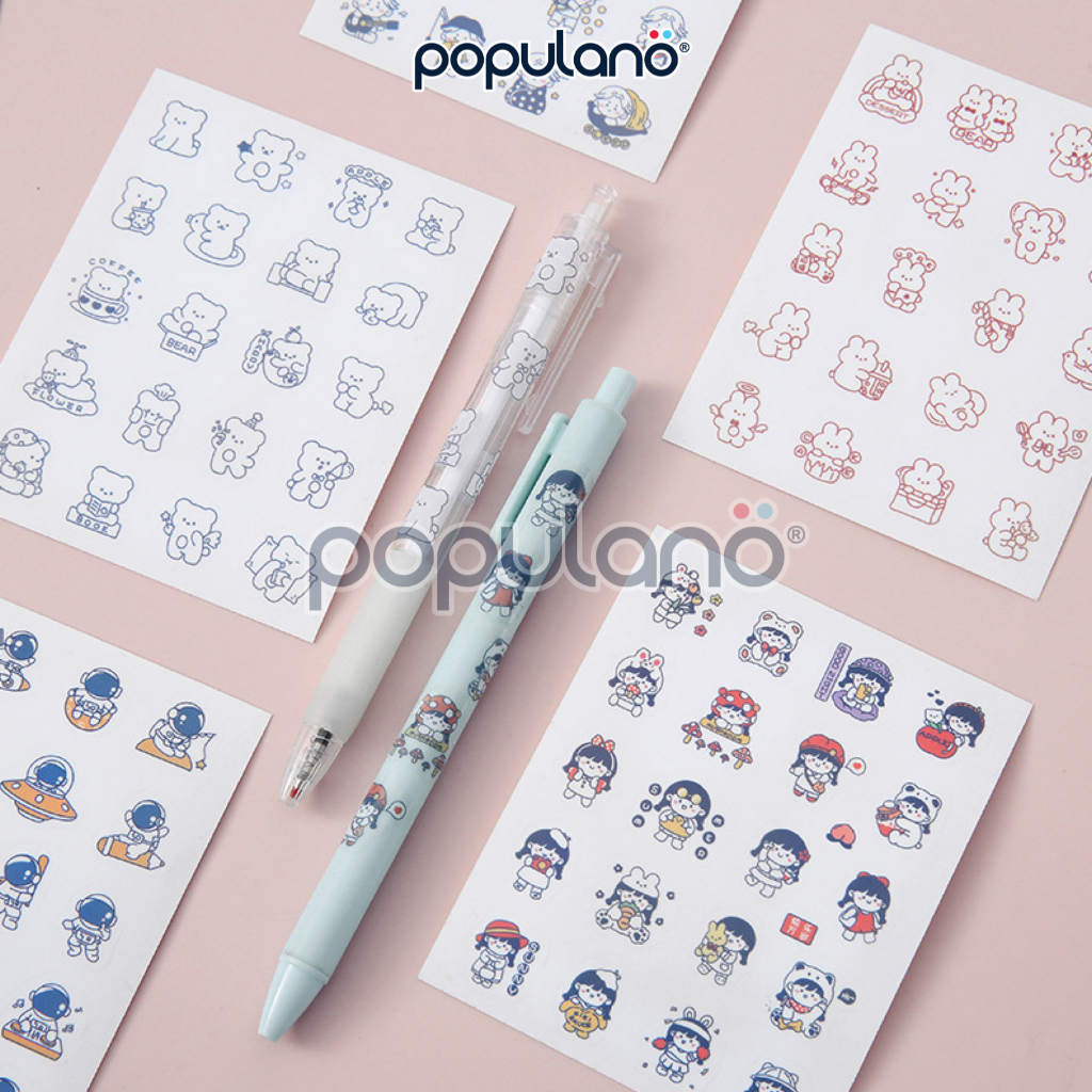 Jual Sticker Tumblr Aesthetic Stiker Design Jurnal Diary Lucu Deco Cute ...
