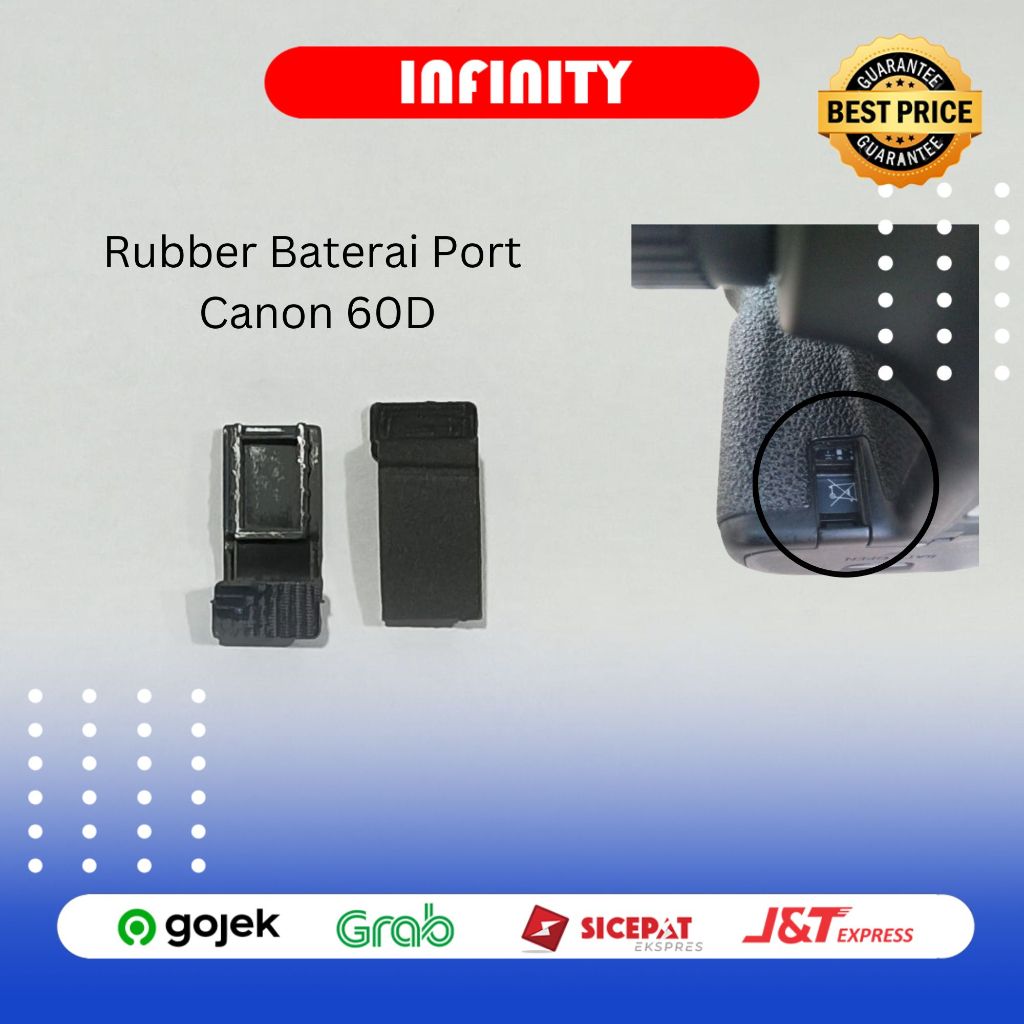 Jual karet baterai 60D Battery Rubber Door Cover Port Base Bottom | Shopee Indonesia