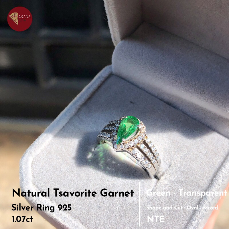Jual Natural Tsavorite Garnet | Memo GRI Lab + E-Certificate | Shopee ...