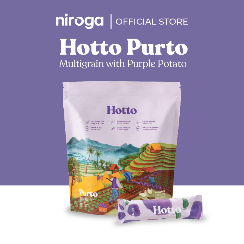 Jual HOTTO PURTO - Multigrain with Purple Potato tinggi nutrisi dan ...