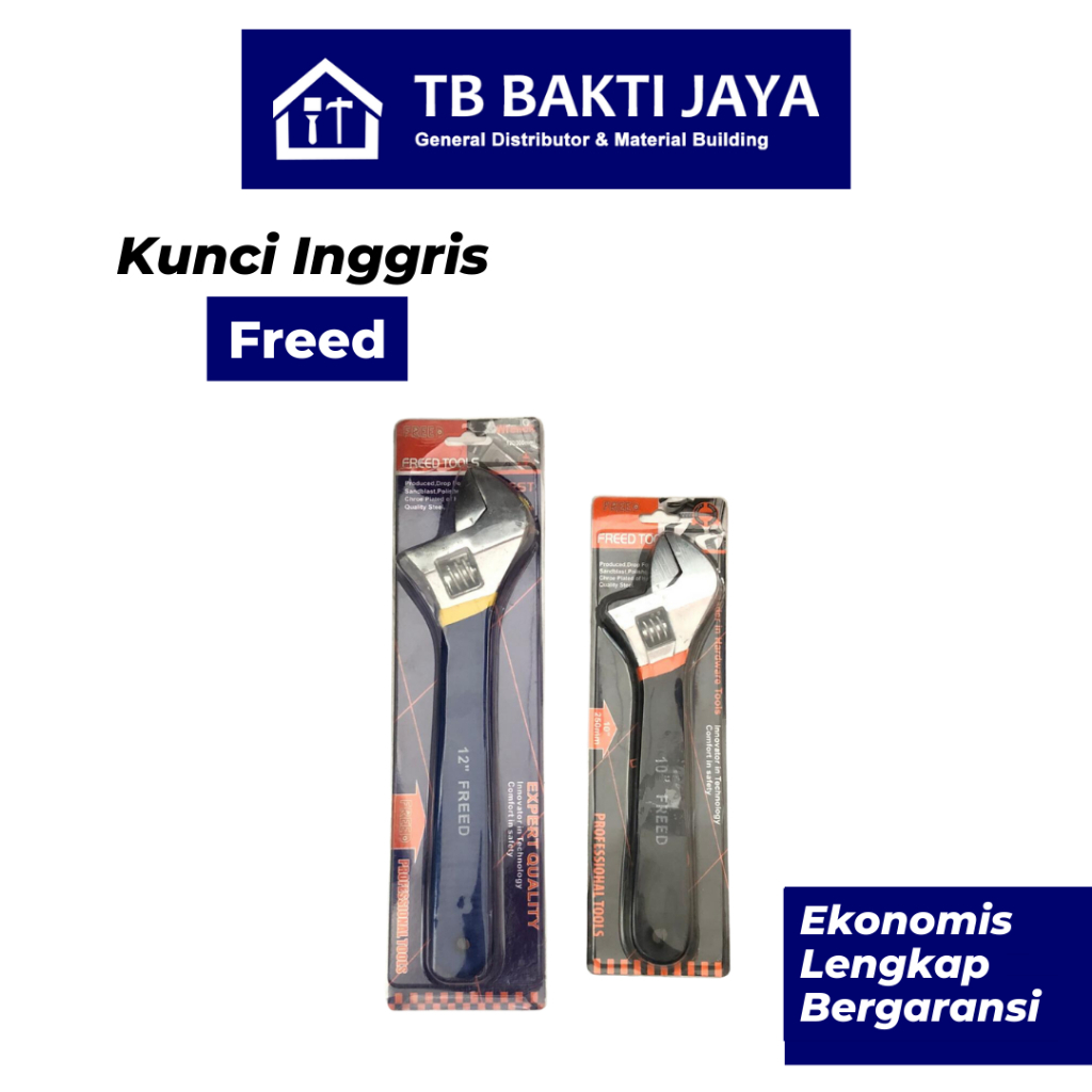 Jual FREED TOOLS Kunci Inggris 10'' - 250mm Gagang Karet | Shopee Indonesia