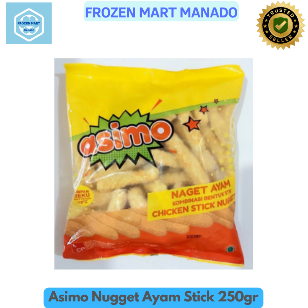 Jual Asimo Nugget Ayam Stick 250gr - Frozen Mart Manado (Frozen Food ...