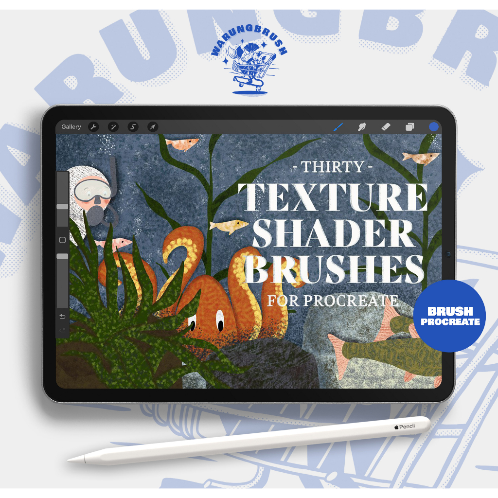 Jual Texture Shader Brushes for Procreate BP00245 | Shopee Indonesia