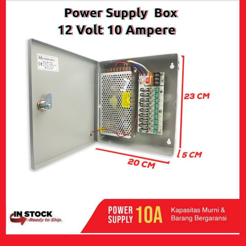 Jual Power Supply 12 Volt 10 Amper Box | Shopee Indonesia