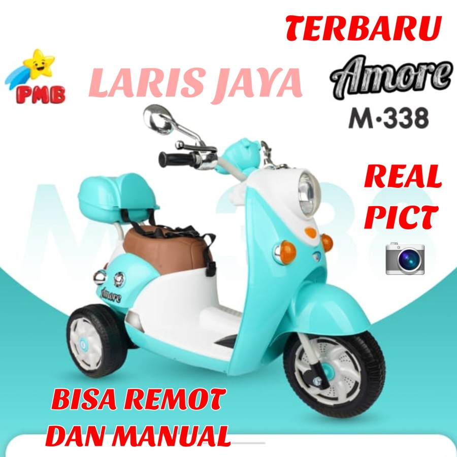 Jual motor aki nmax pmb m588 , motor mainan anak nmax raid , motoran ...