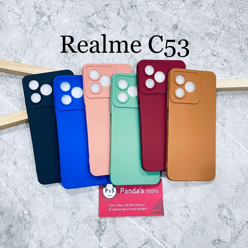 Jual Softcase Pro Camera Realme C53 Candy Case Full Color 3D Silikon ...