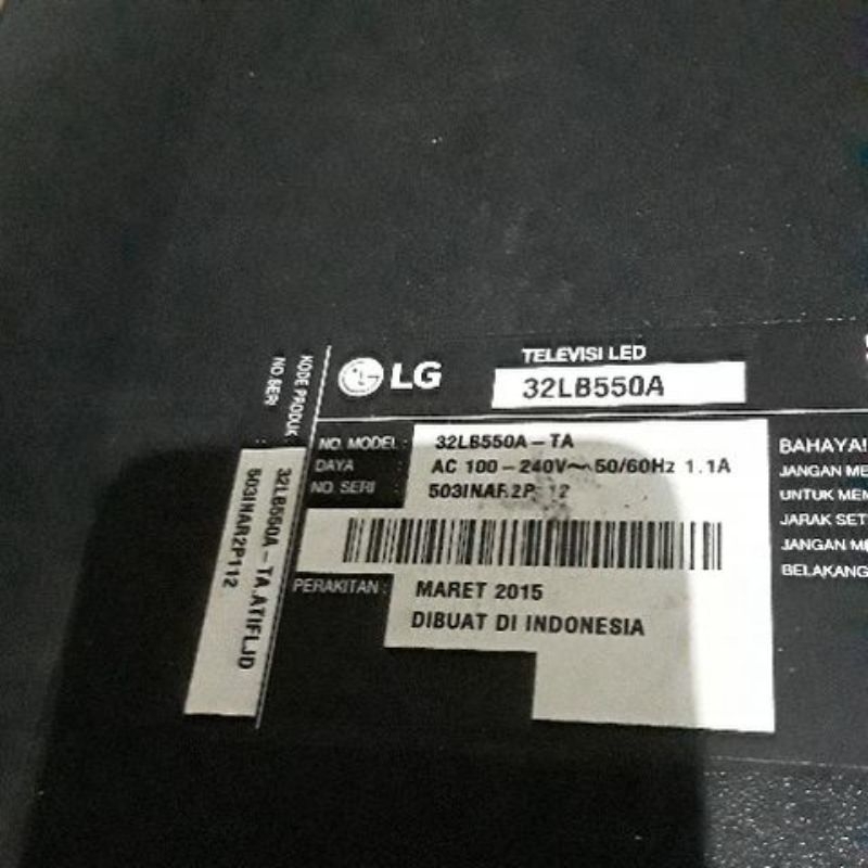 Jual TV LED LG layar rusak 32in 32lb550a | Shopee Indonesia