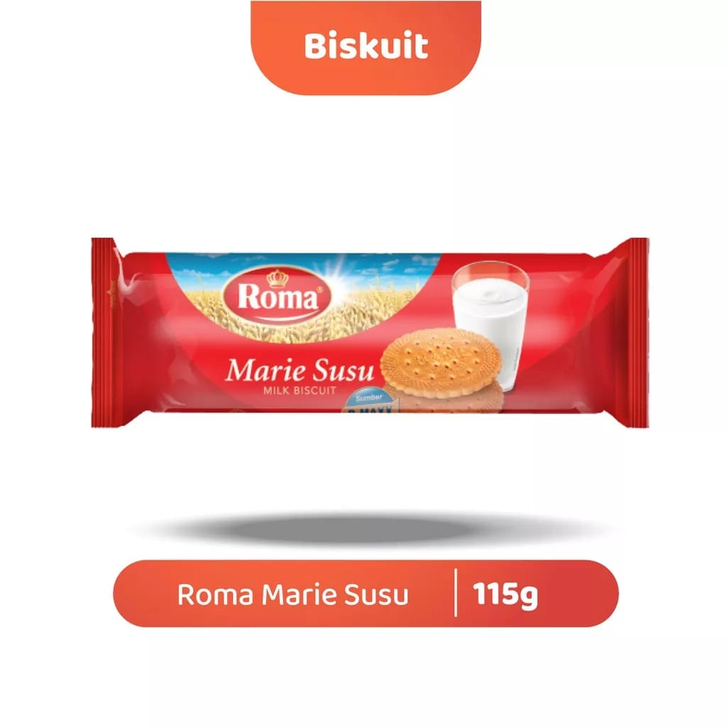 Jual Marie Susu Roll | 1 @ 115 g | Roma | Mayora | Shopee Indonesia
