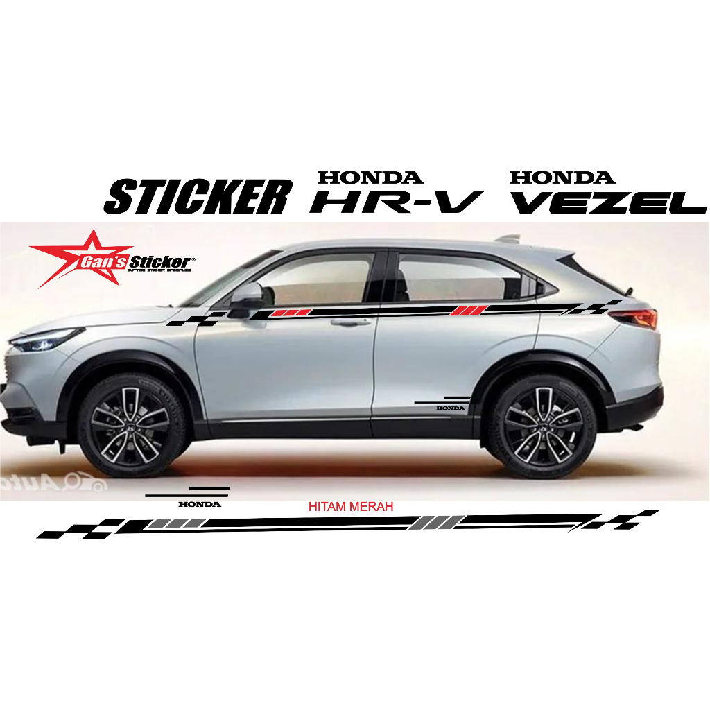 Jual sticker all new hrv 2022 2023 honda vezel 2022 aksesories honda ...
