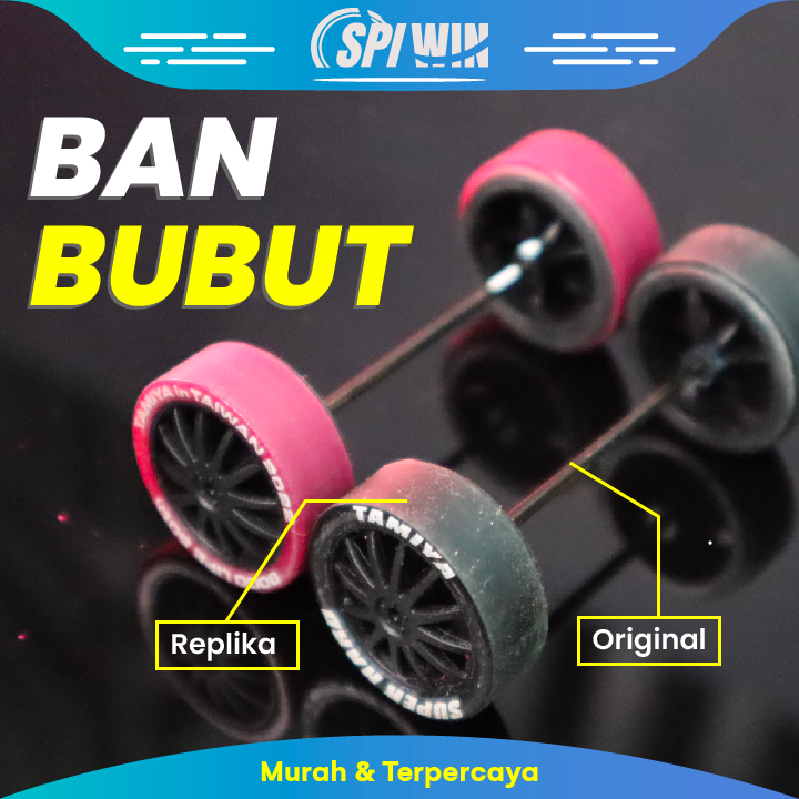 Jual Ban Bubut Tamiya Maroon Super Hard Dish Fin Y Spoke Medium REP B ...