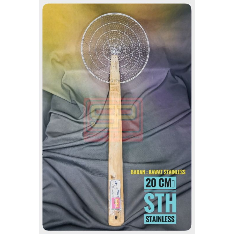 Jual Serok Ukuran 20 cm STH STAINLESS..... serok mie, serok besar ...