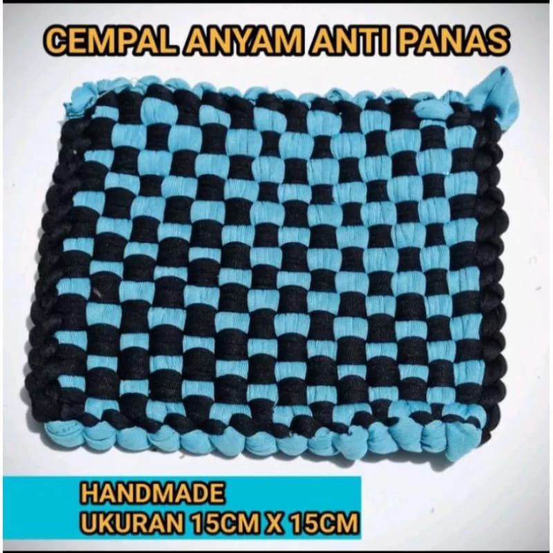 Jual GUDANG TOKOTATA CEMPAL ANYAM ANTI PANAS 15 X 15 CM TATAKAN PANAS ...