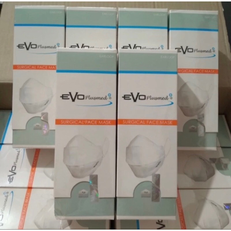 Jual Masker Evo Plusmed Medical Mask isi 25 Pcs | Shopee Indonesia
