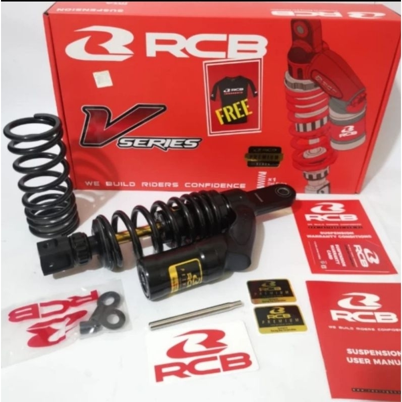 Jual shock tabung rcb mio beat xeon fino soul gt 125 mb2 / shock rcb vs ...