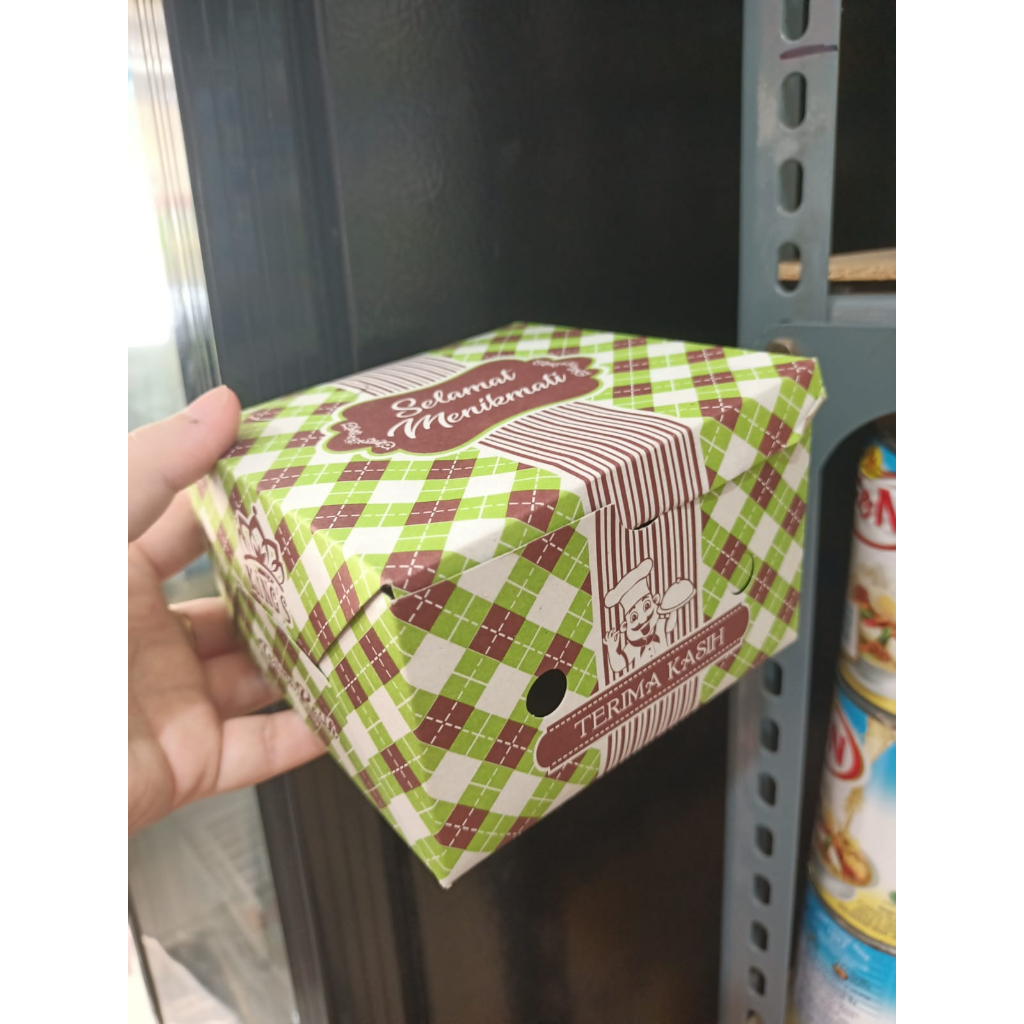 Jual Kotak Kue Snack Box GS Kings 12x12x7 per PAK 100lbr | Shopee Indonesia