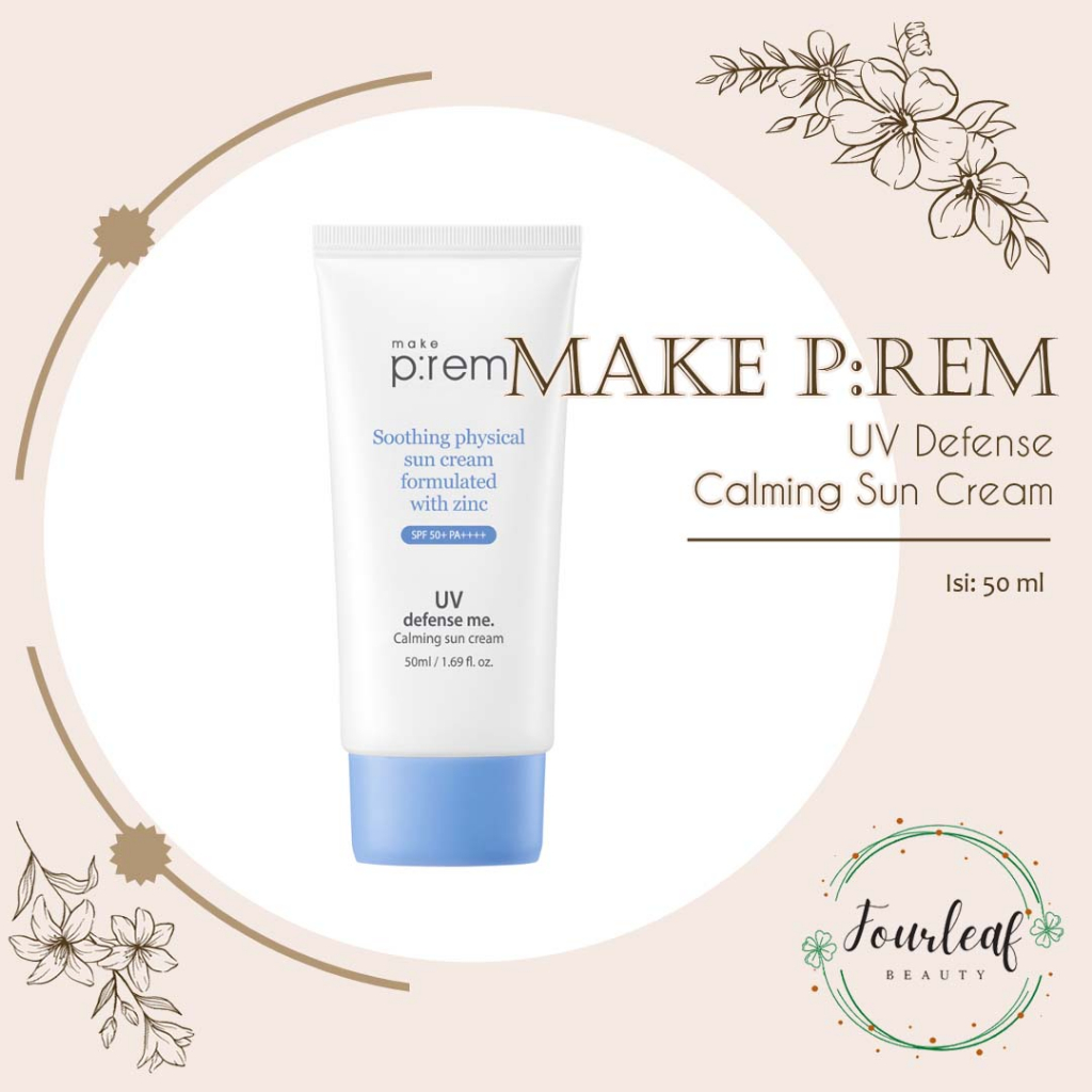 Jual MAKE P:REM MAKE PREM UV Defense Calming Sun Cream - 50 ml | Shopee ...