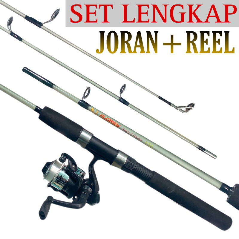 Jual SATU SET ALAT PANCING LENGKAP JORAN AUDREY FIBER SOLID BENING TRANSPARAN TERMURAH MATERIAL ...