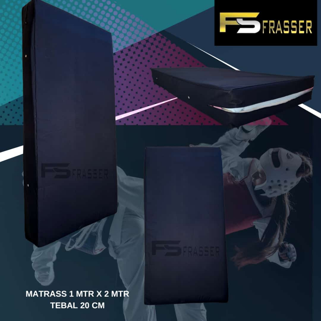 Jual Frasser Matras Lompat Tinggi Beladiri Karate Senam 1 m x 2 m Tebal ...