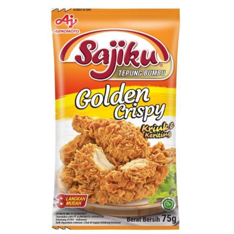 Jual Sajiku tepung golden crispy 75gr | Shopee Indonesia