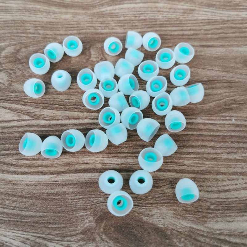 Jual Eartips Cyan White Karet Earphone Headset | Shopee Indonesia