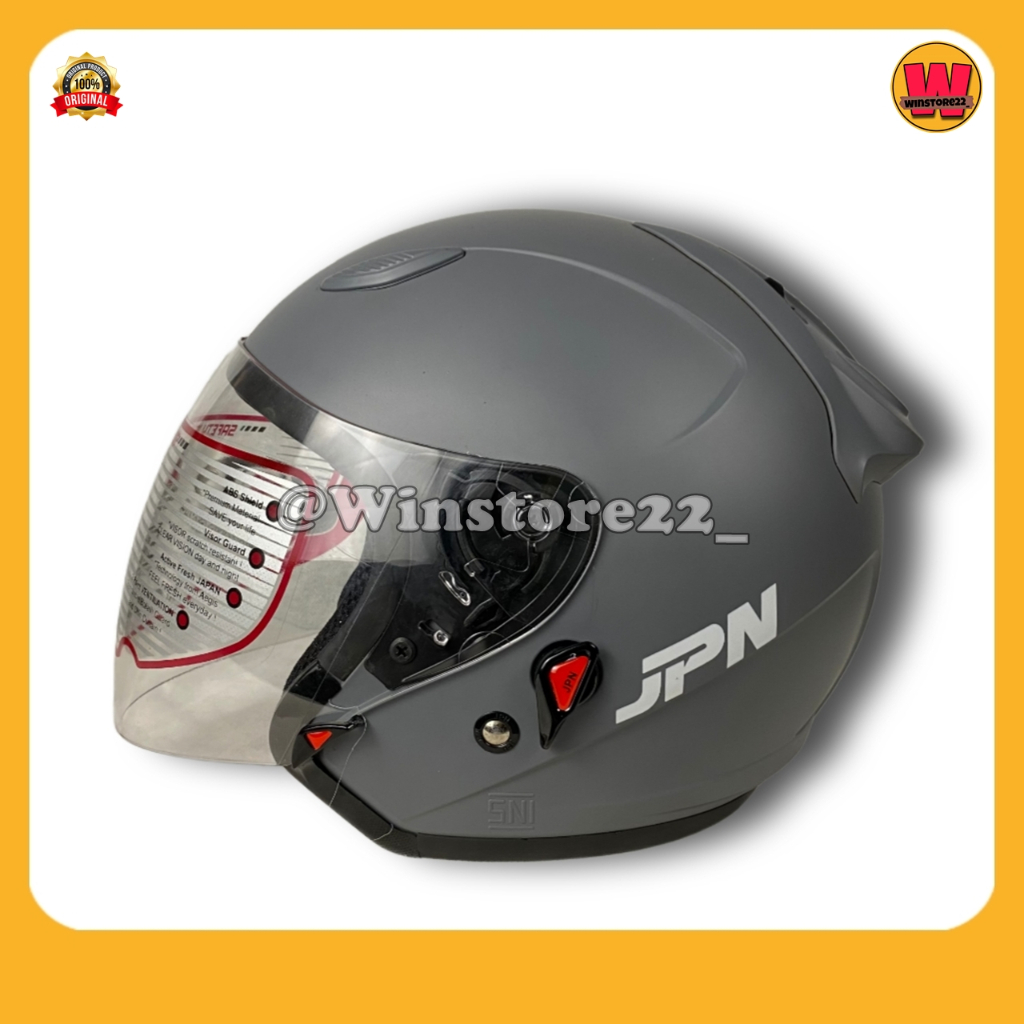 Jual Helmets Sepeda Motor Half Face Jpn Galaxy Solid Polos Original ...