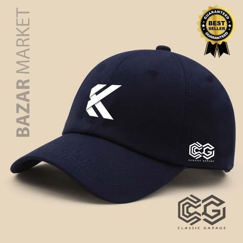 Jual Topi Baseball Hitam Inisial Monogram Nama Huruf Distro Premium ...