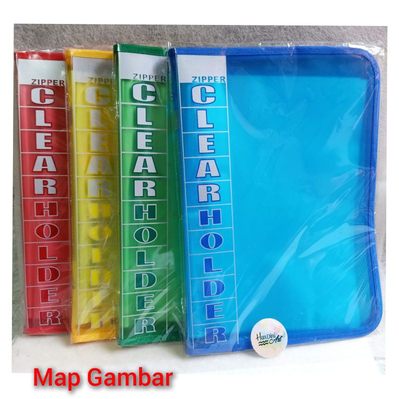 Jual Penyimpan File Gambar Reksleting Clear Holder Zipper 20files Map ...