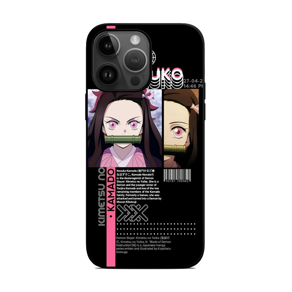 Jual Custom Case Premium Frame Two Nezuko Kimetsu no Yiaba | Shopee ...