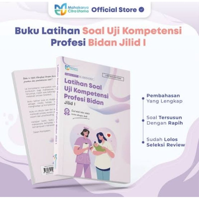 Jual Buku Latihan Soal Uji Kompetensi Profesi Bidan Jilid I | Shopee Indonesia