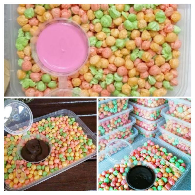 Jual Paket Usaha 10 Box NyamNyam rice crispy kemasan box 500ml | Shopee ...