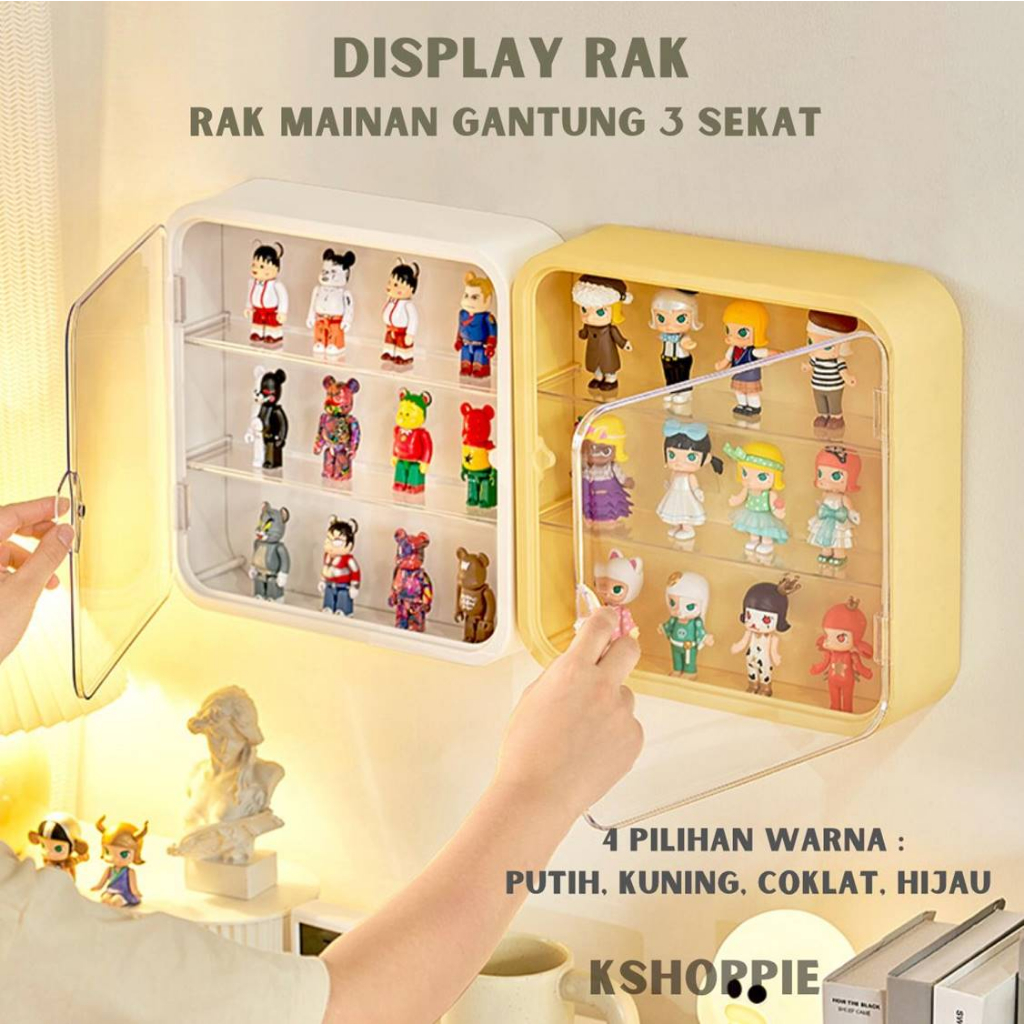 Jual Rak Display Mainan Gantung/ Kotak Buta Display Box/Wall Mounted ...