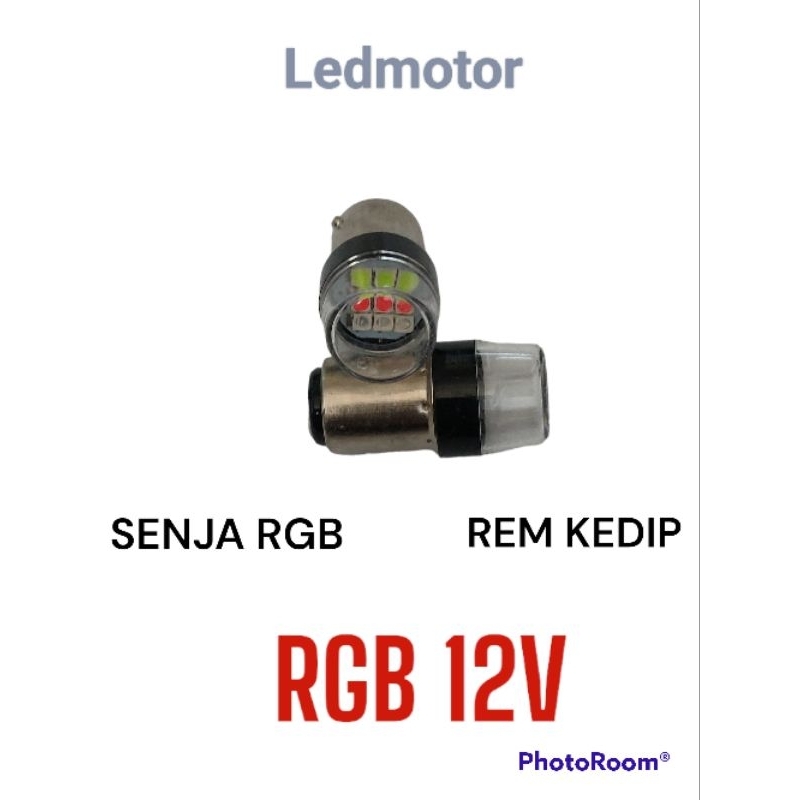 Jual LAMPU LED REM KAKI 2 RGB 12VOLT MOTOR MOBIL NYALA SENJA RUNNING ...